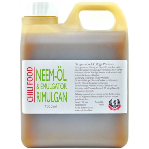 Neem Oil & Emulsifier Rimulgan - buy online at chili-shop24.com