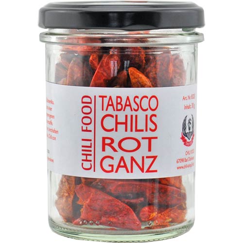Buy dried red Tabasco Chili - chili-shop24.com