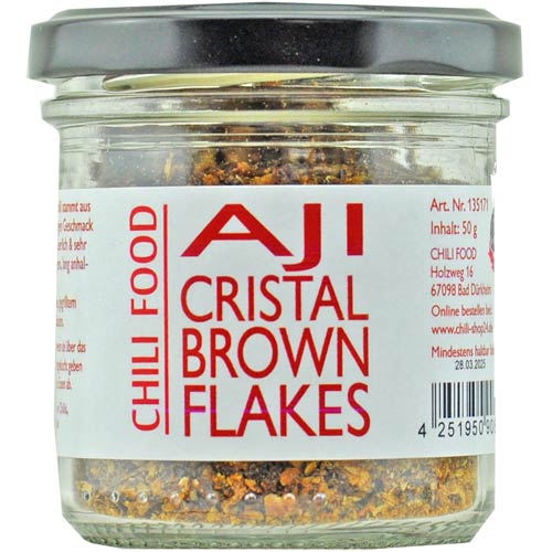 Aji Cristal brown Flakes 50g - buy online at chili-shop24.com